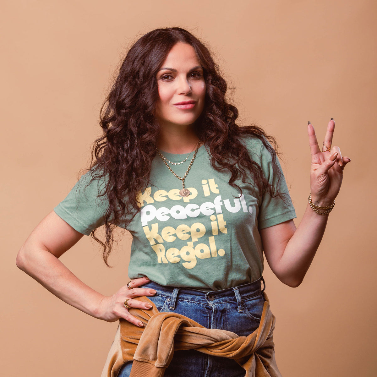 Keep It Peaceful "Sage" Tee – Keep It Regal