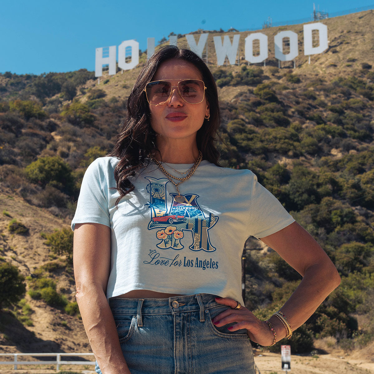 Love for LA Cropped Tee – Keep It Regal